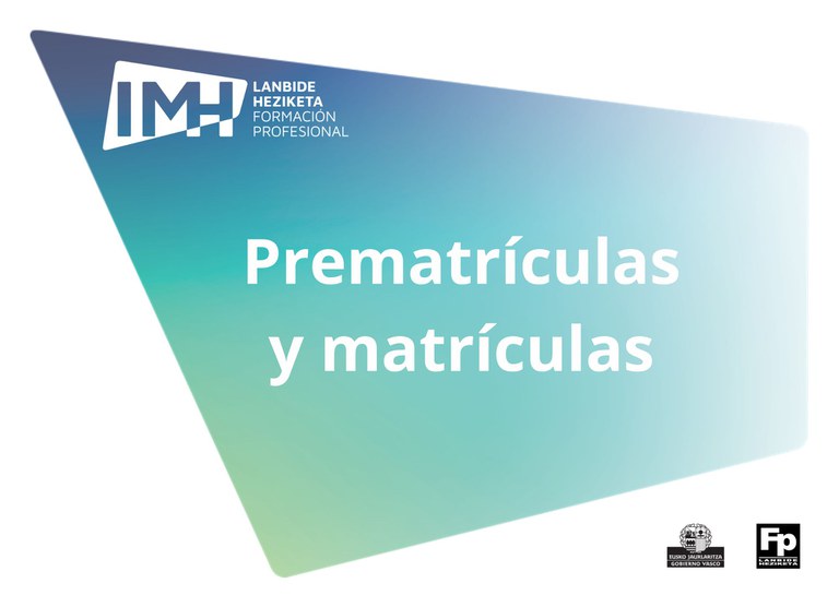 Prematrículas en Formación Profesional — IMH Campus